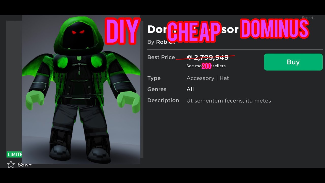 NEW CUSTOM DOMINUS HAT THAT YOU CAN MAKE!!! - YouTube