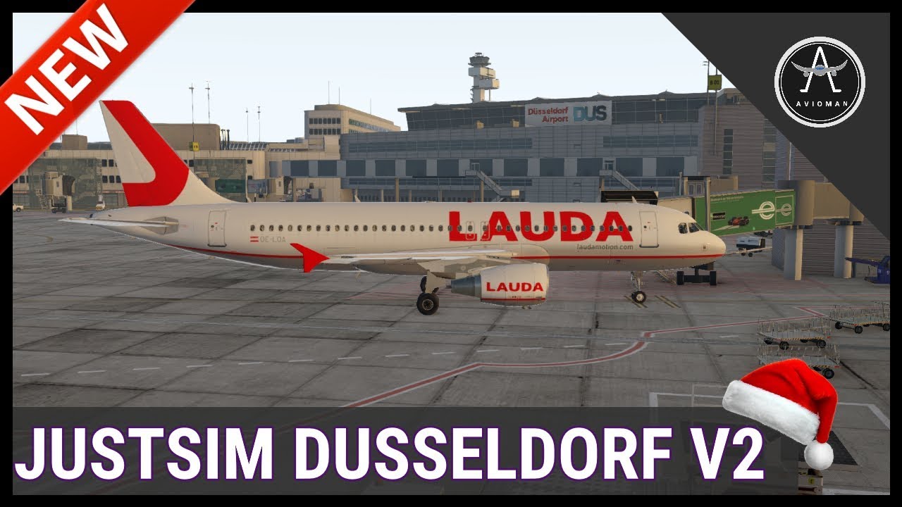 [XP11] JUSTSIM EDDL V2 + AEROSOFT LIME | FF A320 + BSS | EDDL LIME ...