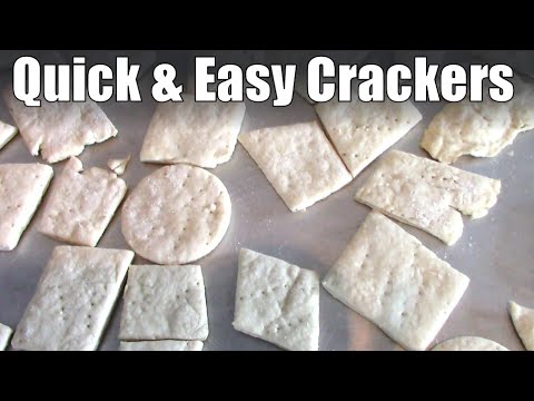 How to Make Crackers - YouTube