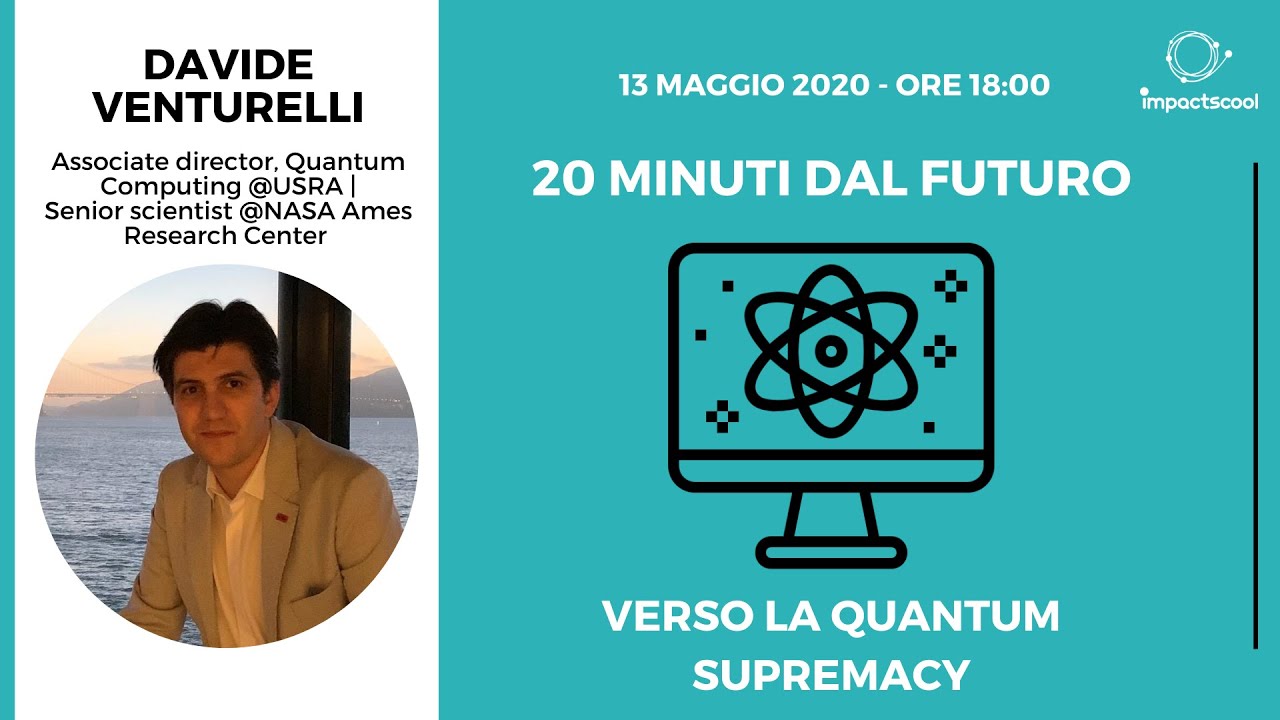 20 minuti dal futuro con Davide Venturelli - YouTube