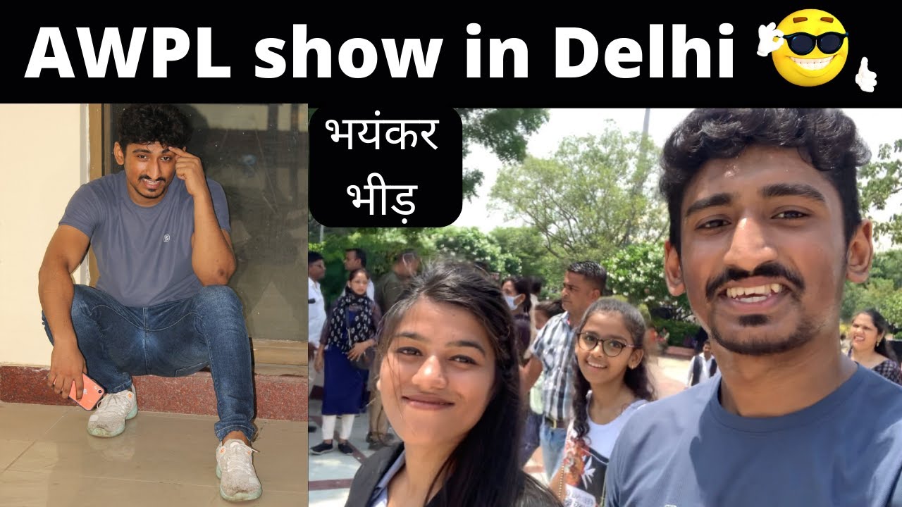 AWPL Show in IGI stadium, Delhi😎 || AWPL Vlog 😍 @AmitDubey Awpl ...