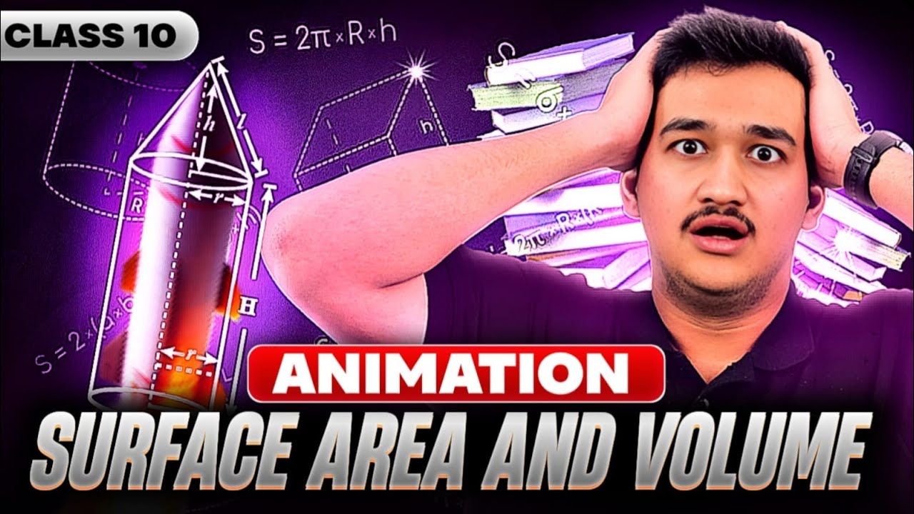 Class 10- Surface Areas and Volumes 🔥 - 1 Shot Animation - Maths ...