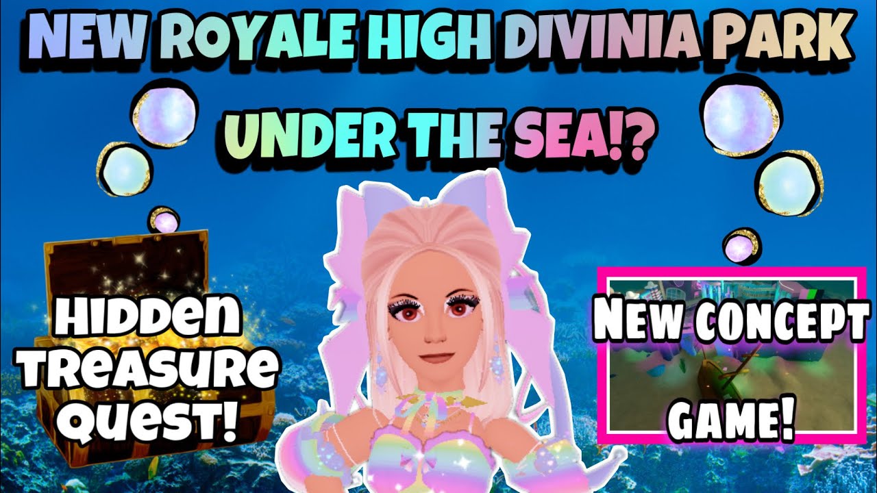 ROYALE HIGH UNDER WATER DIVINIA PARK!? OLD DIVINIA CONCEPT GAME BY MAF ...