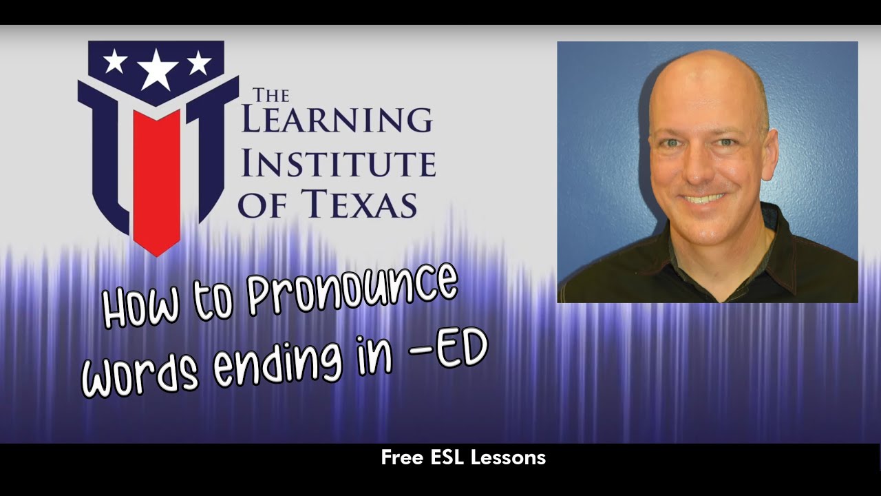 Pronouncing words ending in -ED - Beginner ESL Speaking Lessons - YouTube