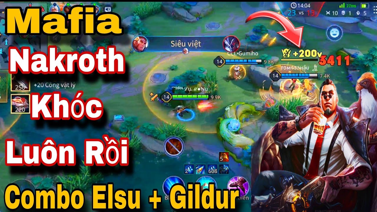 Elsu Mafia Kết Hợp Cùng Gildur Ép Team Bạn Thở Oxi Và Cái Kết Nakroth ...