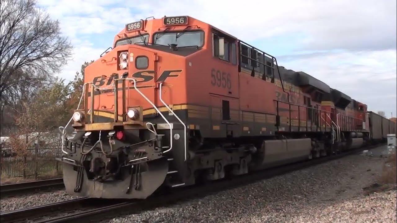 BNSF #5956 Leads WB Coal Train. Olathe, KS 11/11/23 - YouTube