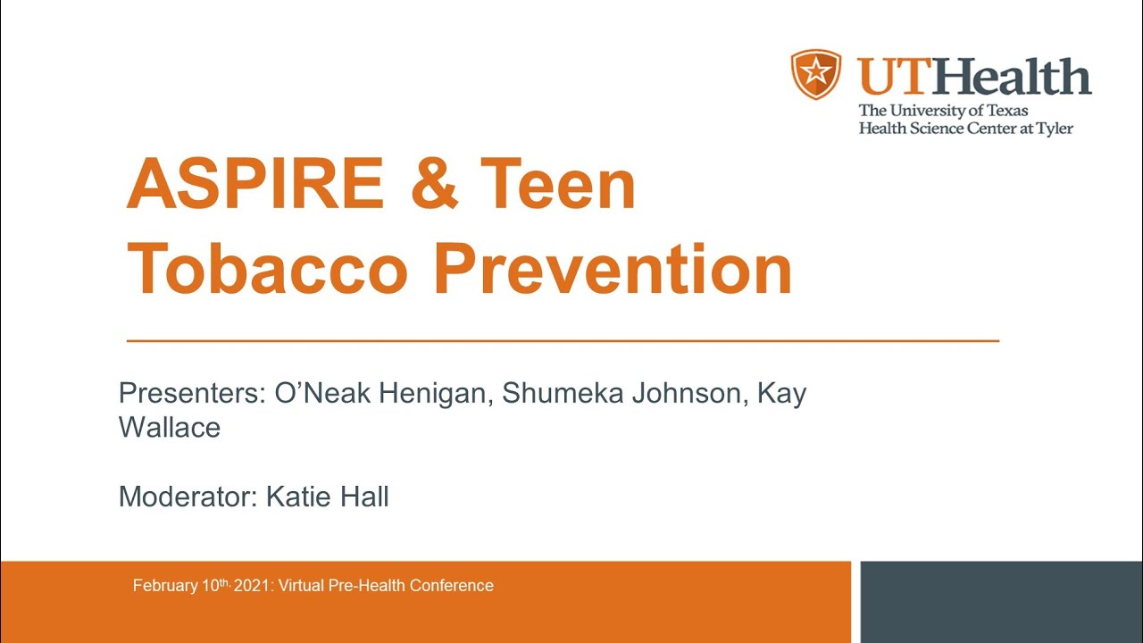 ASPIRE & Teen Tobacco Prevention - YouTube