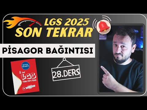 LGS 2025 Son Tekrar Kampı | 28.ders | Pisagor Bağıntısı