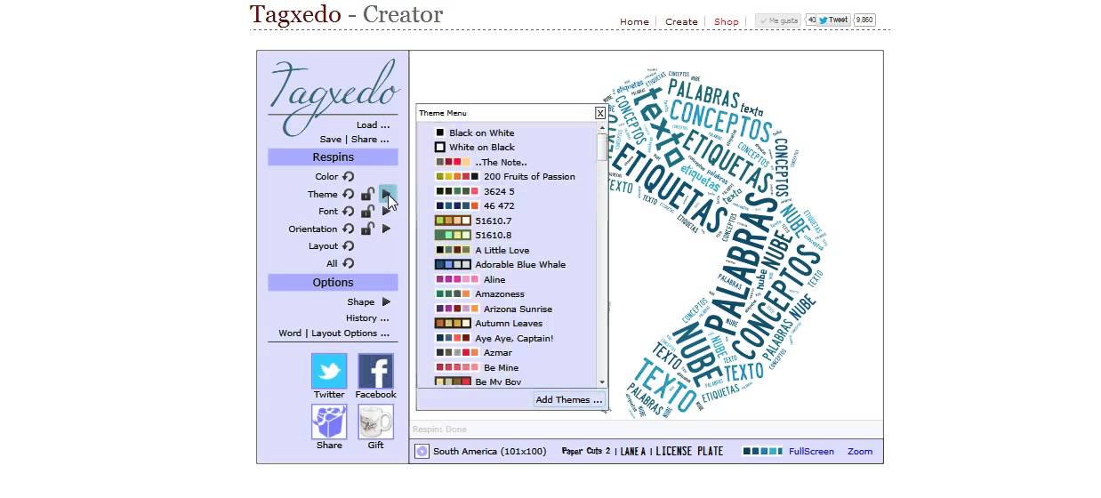 Tagxedo tutorial - YouTube