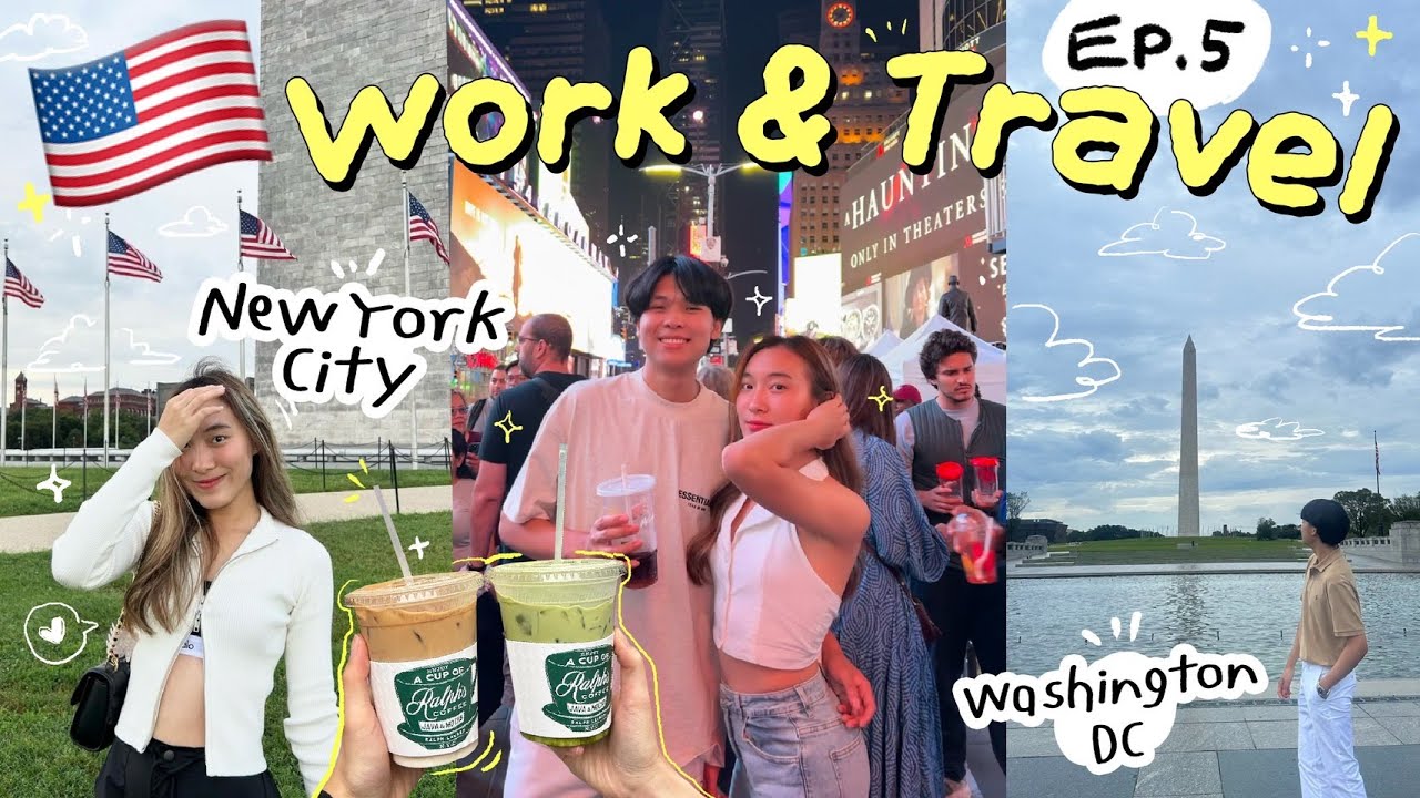 🇺🇸USA Vlog Part 1 | NYC & DC (Work and Travel 2023 EP.5) - YouTube