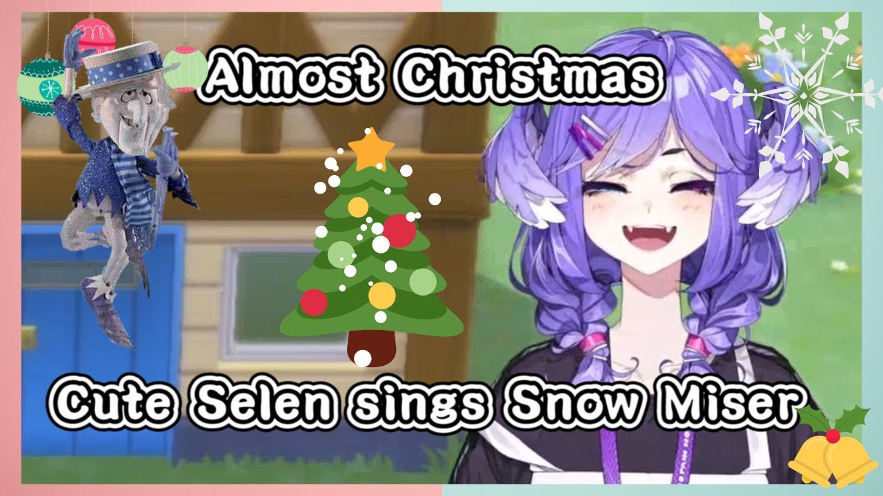Cute Selen singing Snow Miser song 【Selen Tatsuki | NijisanjiEN】 - YouTube