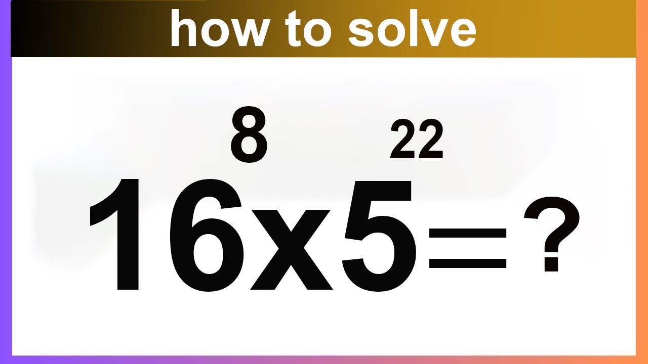 Nice Exponent Math Simplification Problem - YouTube