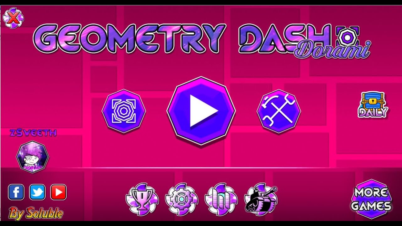 TEXTURE PACK DORAMI GEOMETRY DASH - YouTube