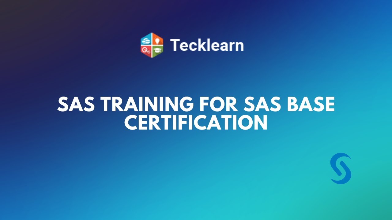 SAS Training for SAS BASE Certification - YouTube