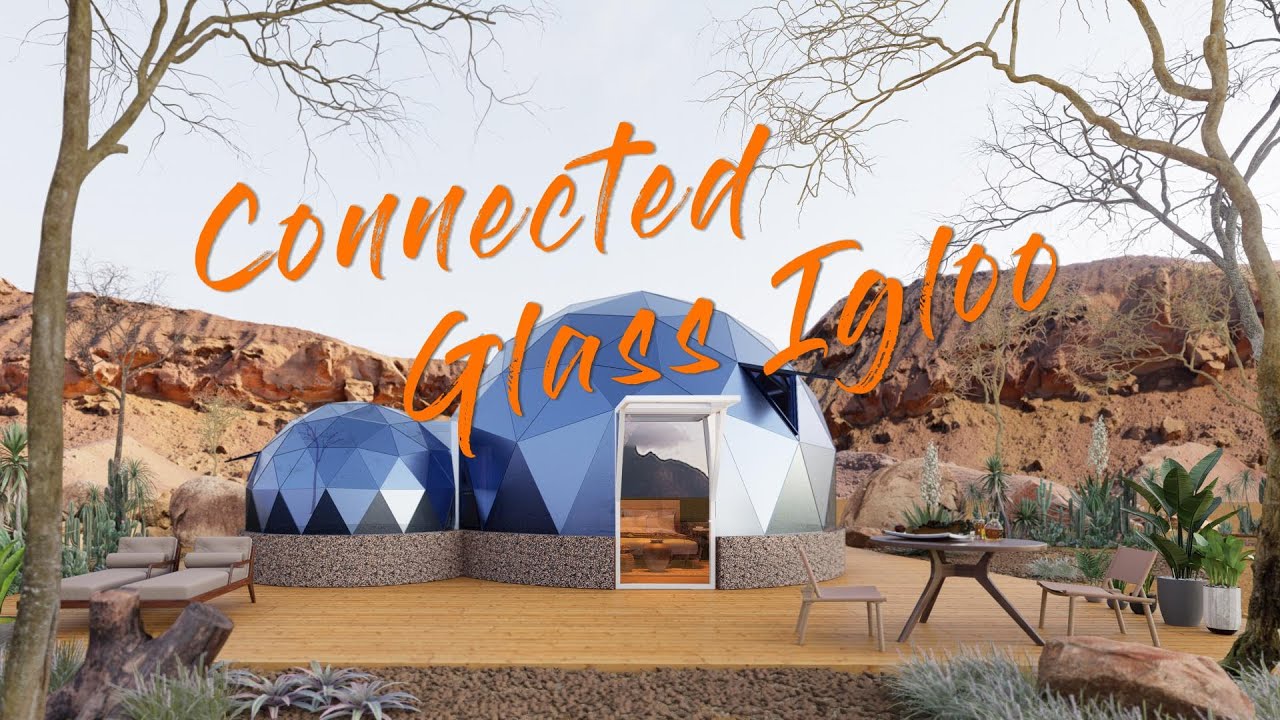 What if two glass igloos are put together? - YouTube