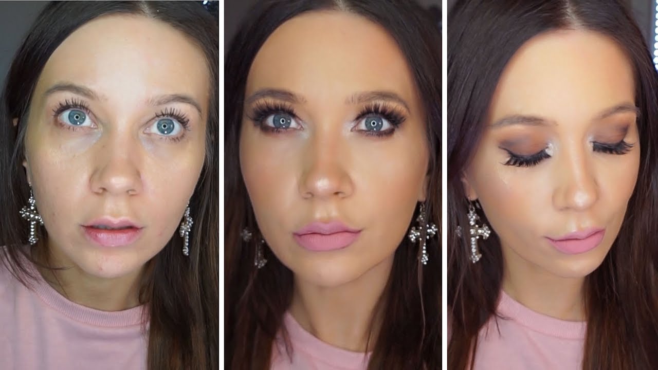 SIMPLE MATT GLAM LOOK EYESHADOW EYELINER, DATE NIGHT SULTRY MAKEUP ...