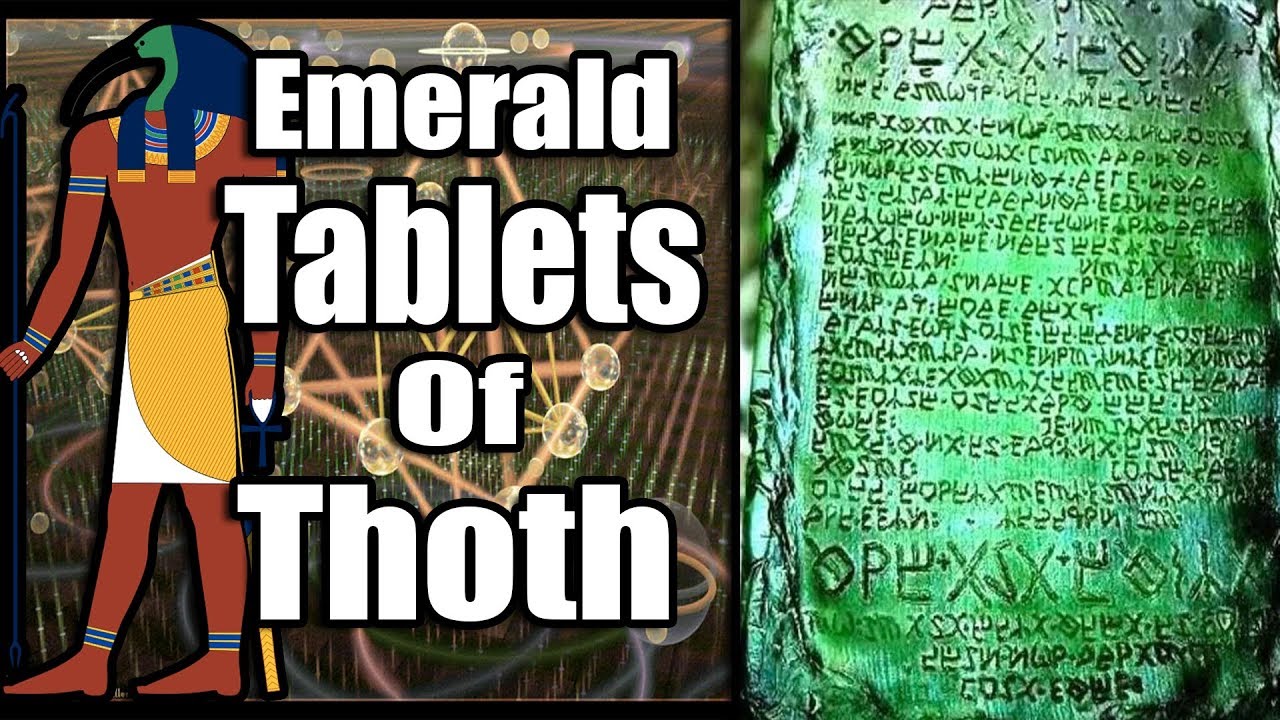 Emerald Tablet 1 The History Of Thoth Youtube