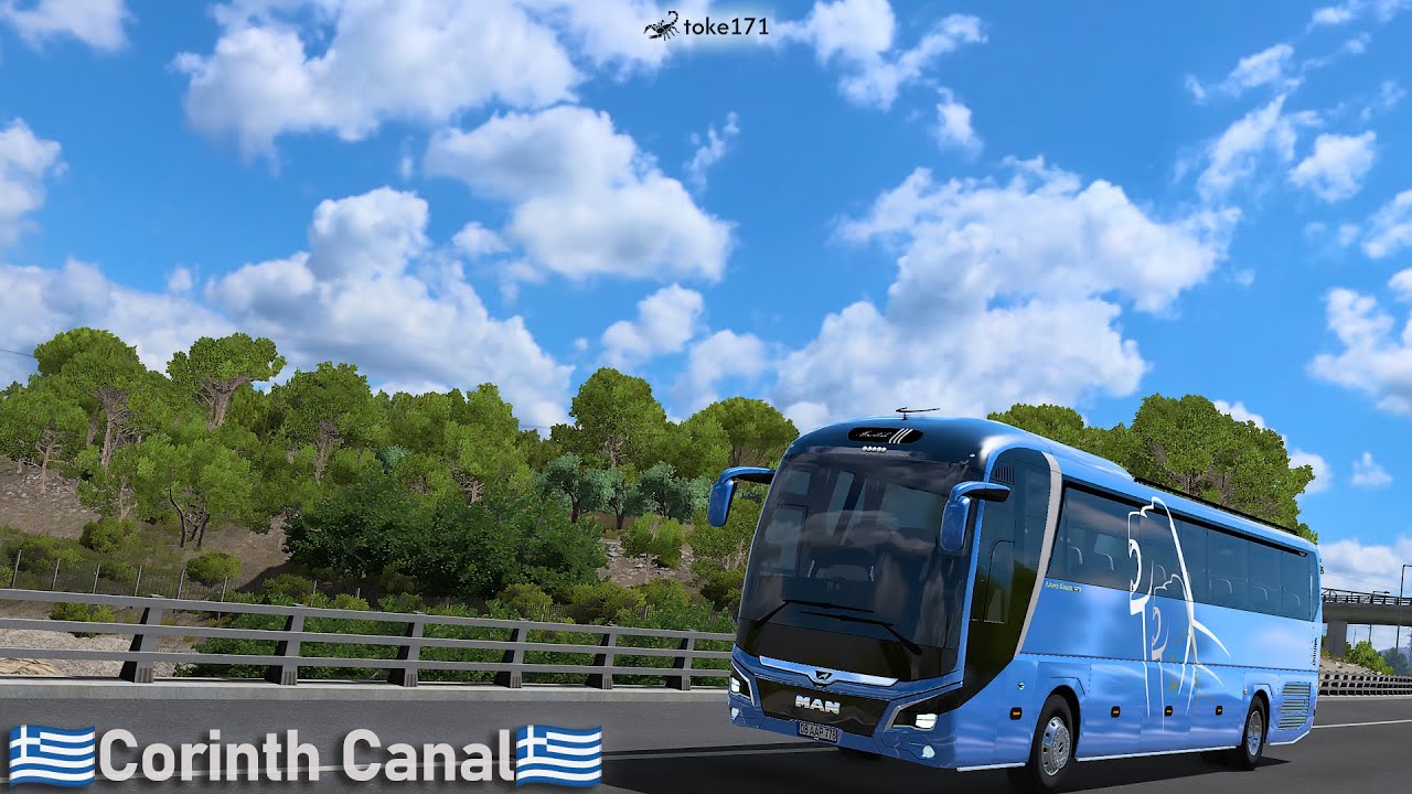 [ETS2 1.53] Man Lion’s Coach CC & CL 2020 | Corinth Canal,Greece DLC - YouTube