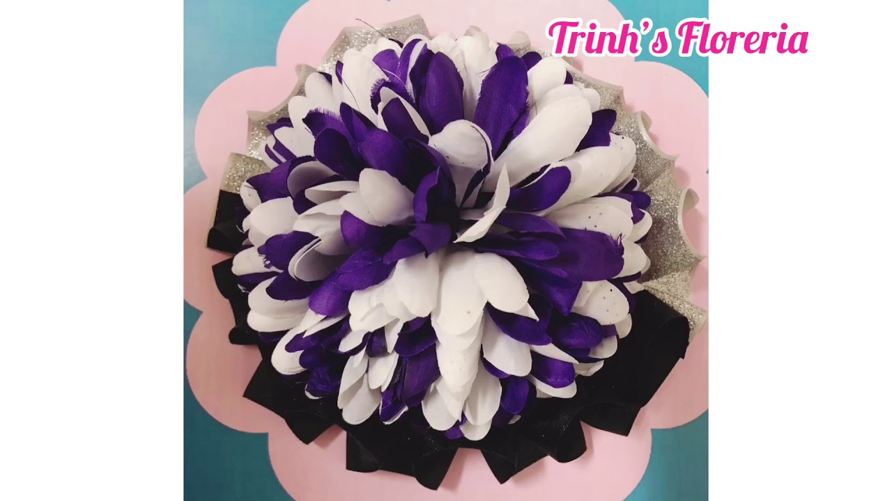 DIY decorating mum backings - YouTube