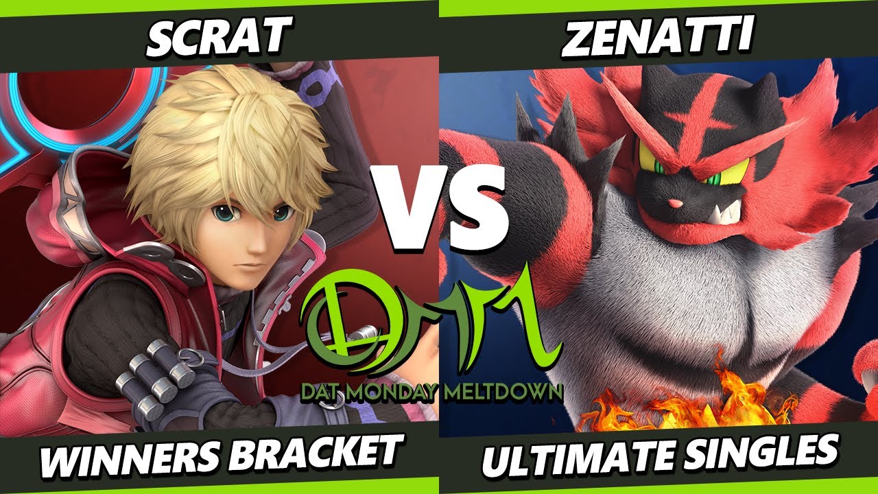 DAT MM 275 - Scrat (Shulk) Vs. Zenatti (Incineroar) Smash Ultimate ...