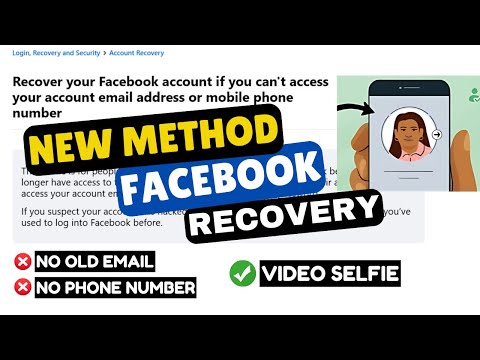 Recover Facebook Account WITHOUT Email or ID (NEW METHOD) Video Selfie