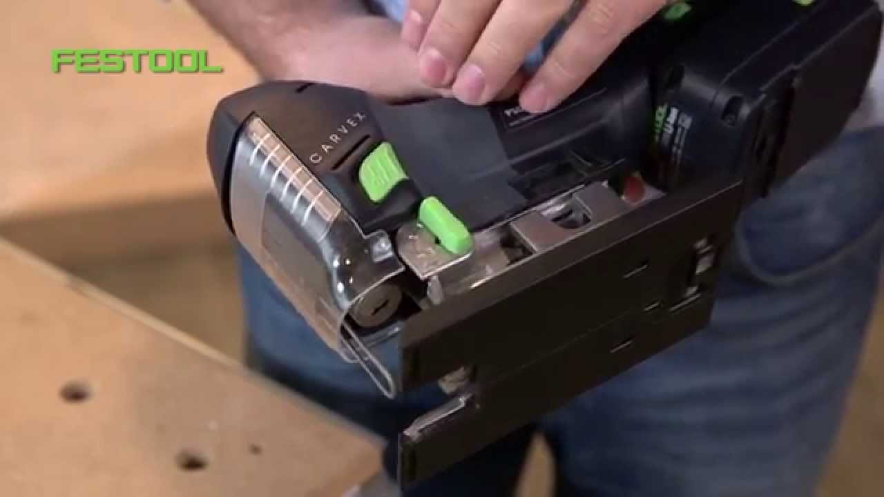 Hoe stel je de verlichting in op de decoupeerzaag PSC 420? | Festool ...