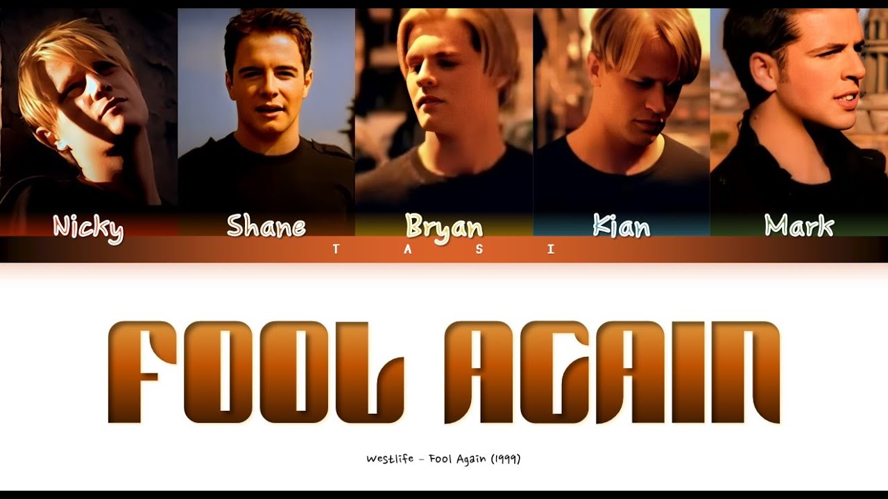 Westlife - Fool Again (color-coded lyrics w/ENG/KOR) - YouTube