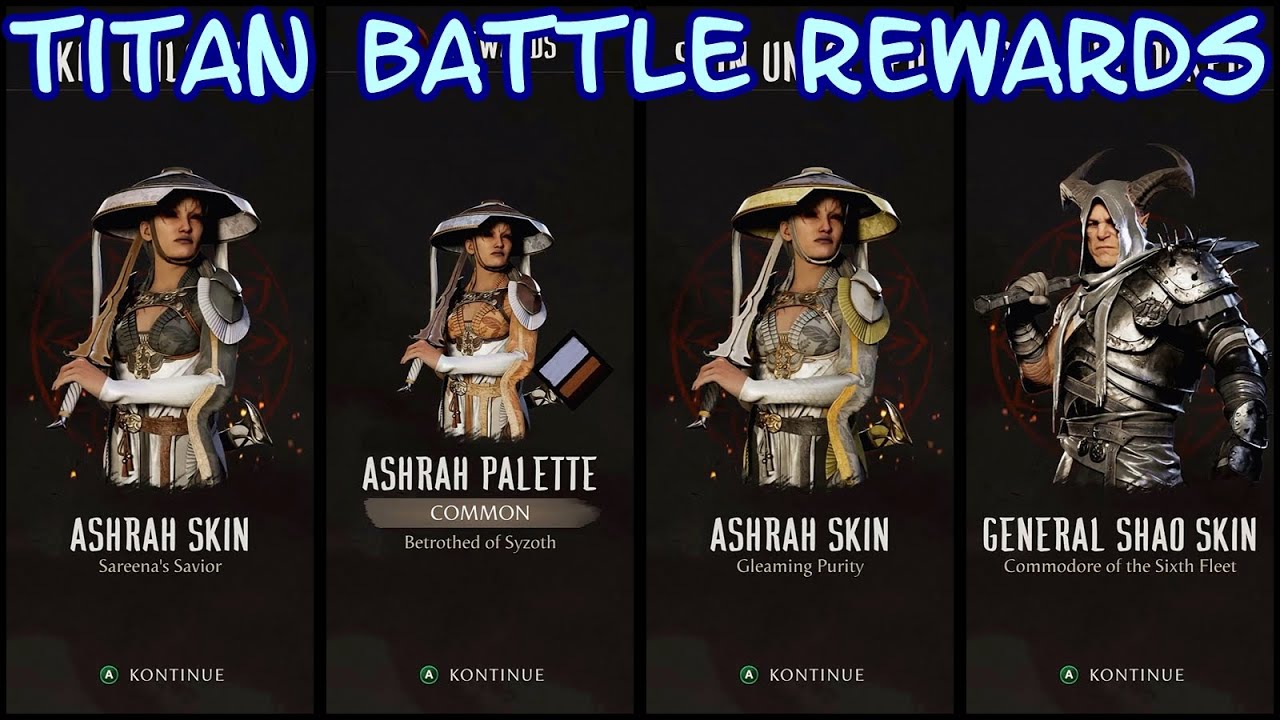 Pyramid - Titan Battle Rewards - Order of Darkness Ashrah & General ...