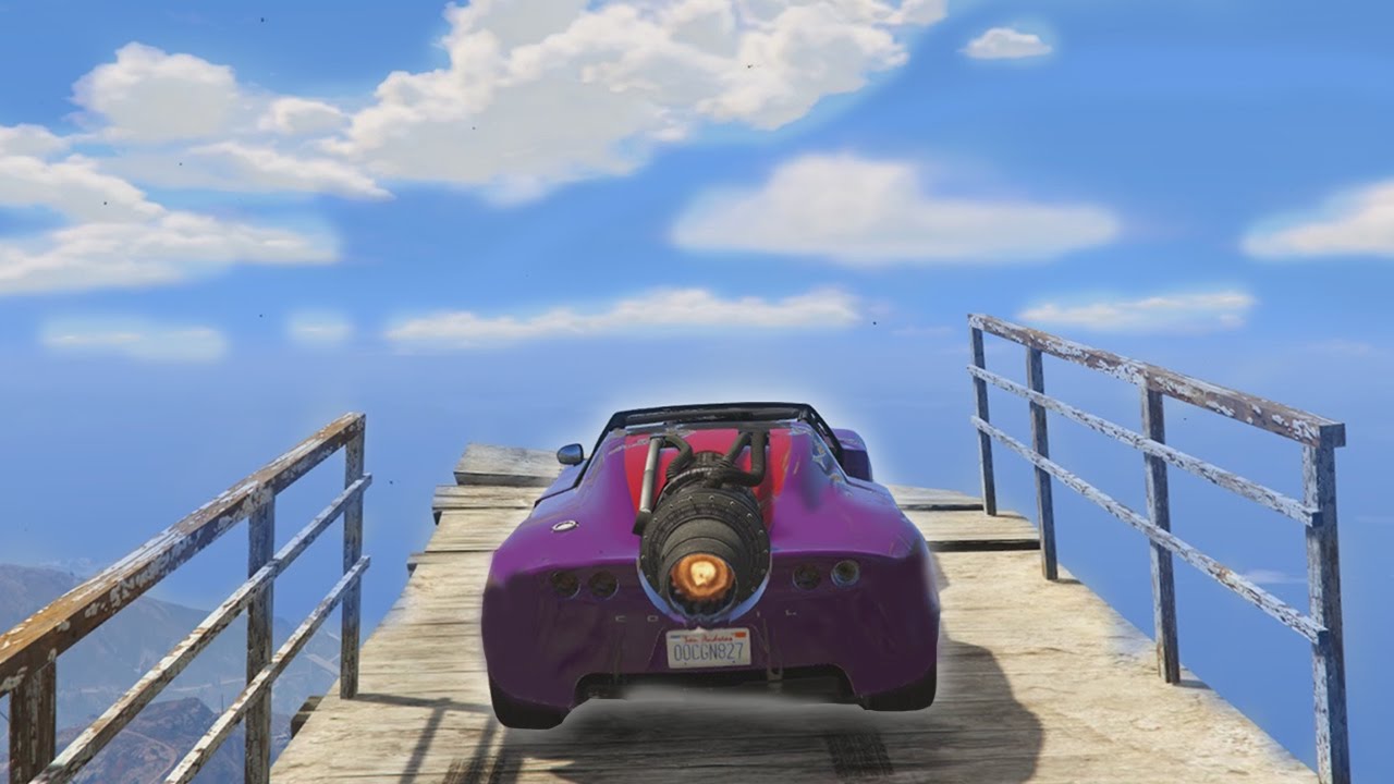 [GTA] The Jetcar Jump! - YouTube