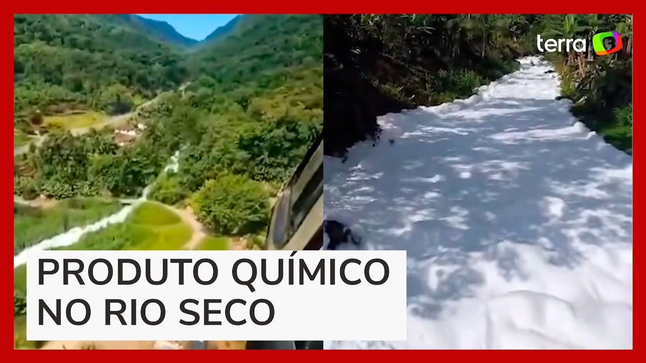 Veja como ficou o Rio Seco após vazamento de produto químico - YouTube