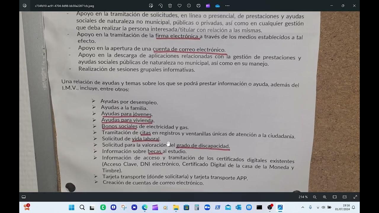 Oficinas de información de prestaciones. Prof. Ingeniero Informático Eduardo Rojo Sánchez - YouTube