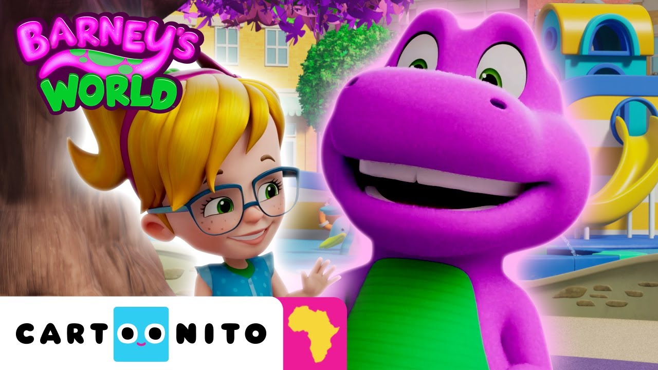 Clean Up 💜 Meet Barney | Barney's World | Cartoonito Africa - YouTube