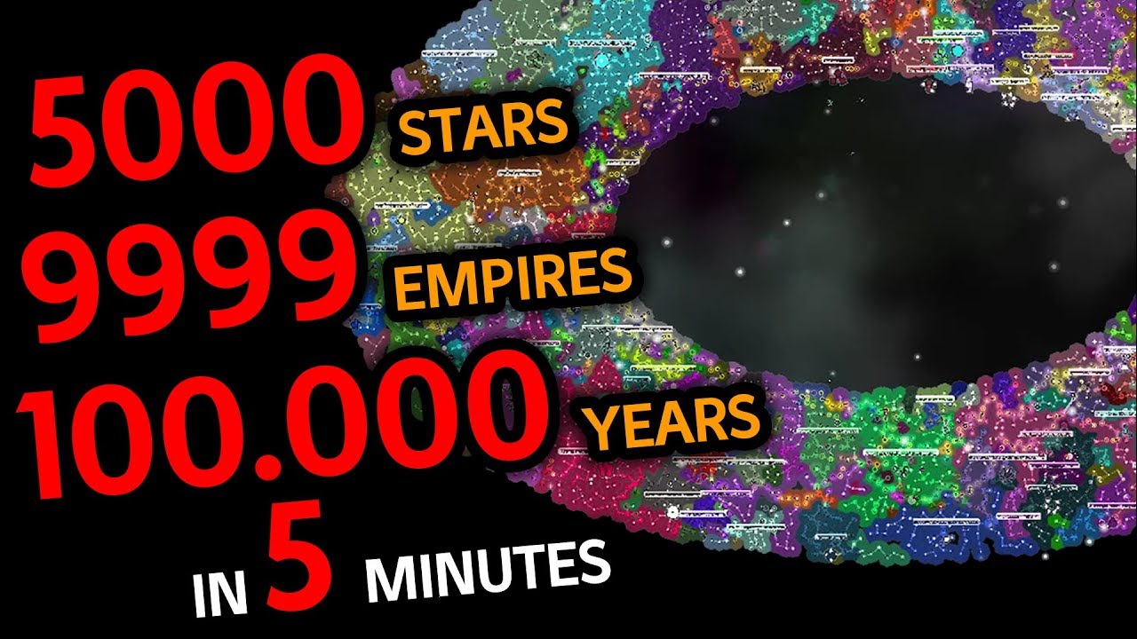 Galimulator - Empire Simulation Game | 5000 Stars 100.000 Years in 5 ...