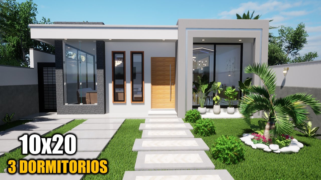 HERMOSA CASA CON PISCINA + 3 HABITACIONES 10X20 (LUIS ARQ) 2023 - YouTube