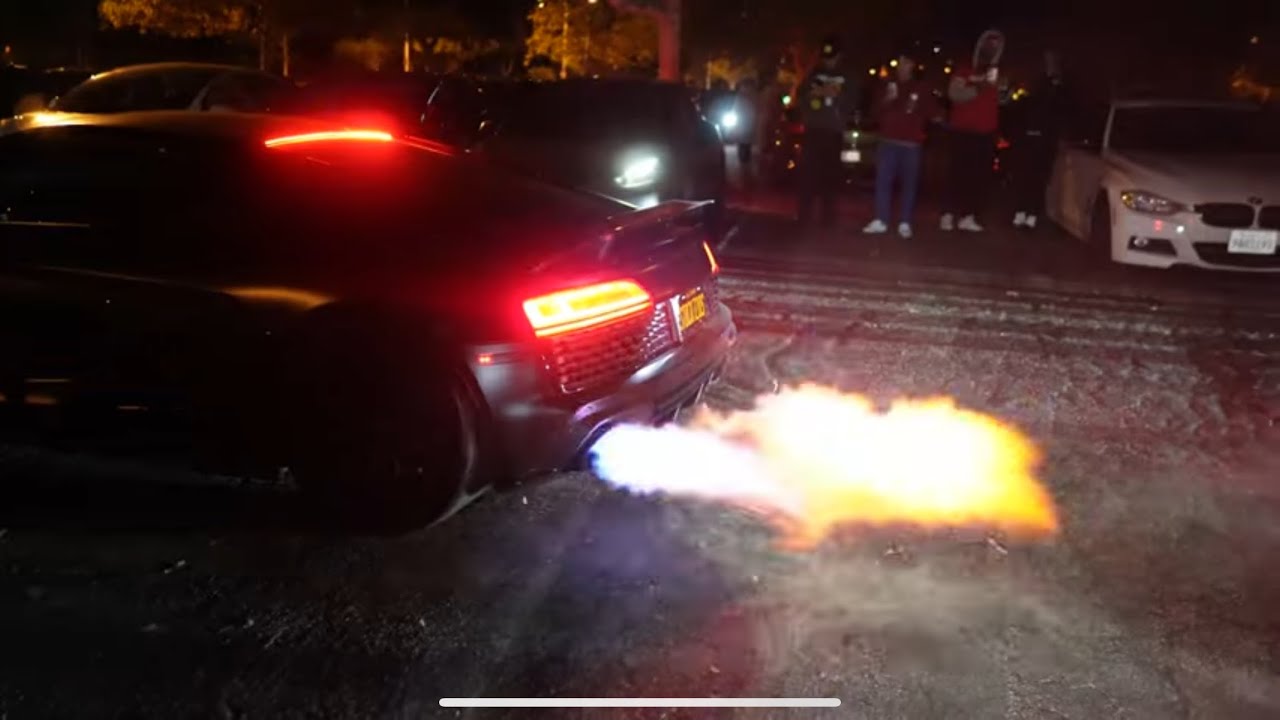 R8 SHOOTS MASSIVE FLAMES (2 STEP COMP) - YouTube