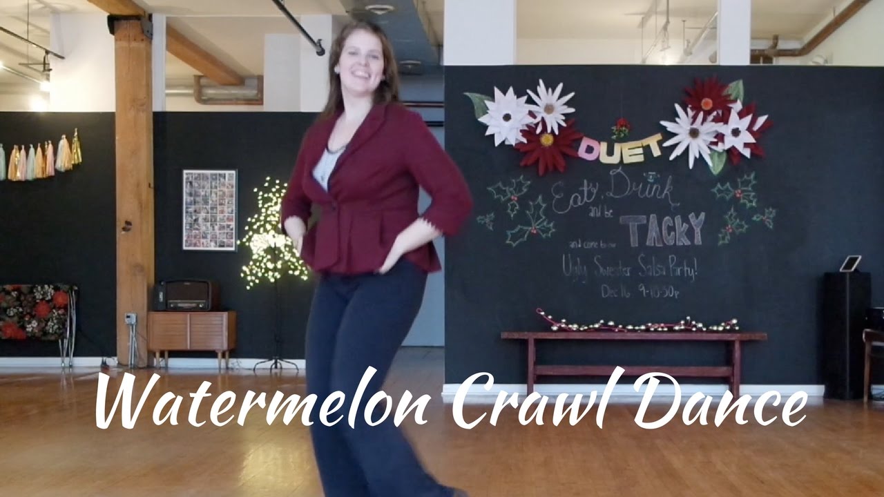 Country Line Dance Instruction | Watermelon Crawl - YouTube