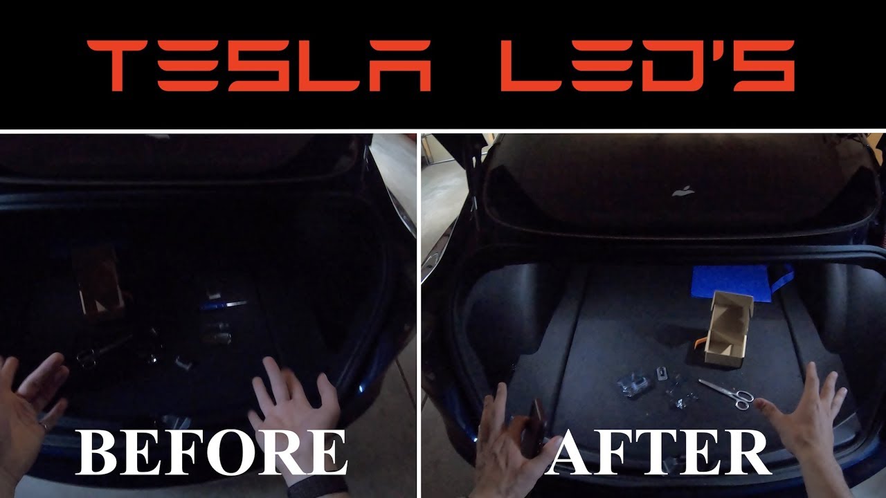 Tesla Model 3 Ultra-Bright Interior LEDs - YouTube
