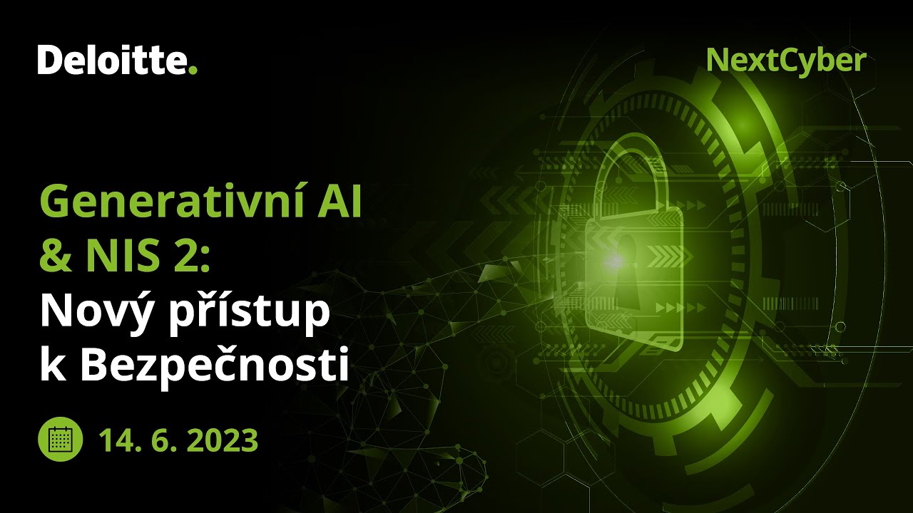 Generativní AI & NIS 2: Nový přístup k bezpečnosti - YouTube