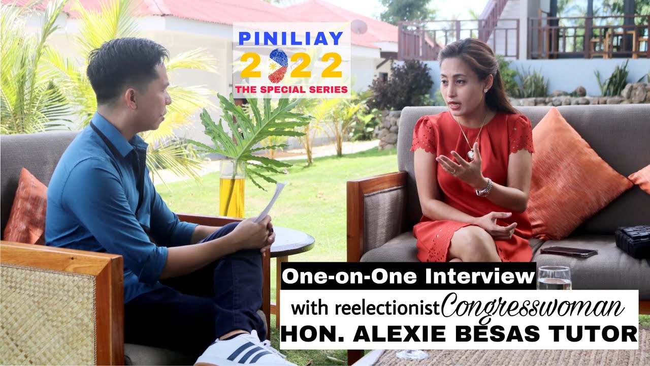ONE-ON-ONE INTERVIEW WITH CONGRESSWOMAN ALEXIE BESAS TUTOR | PINILIAY ...