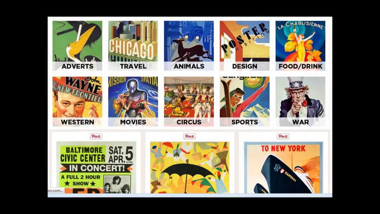 Home Decorating Ideas: How to Download Free Posters - YouTube