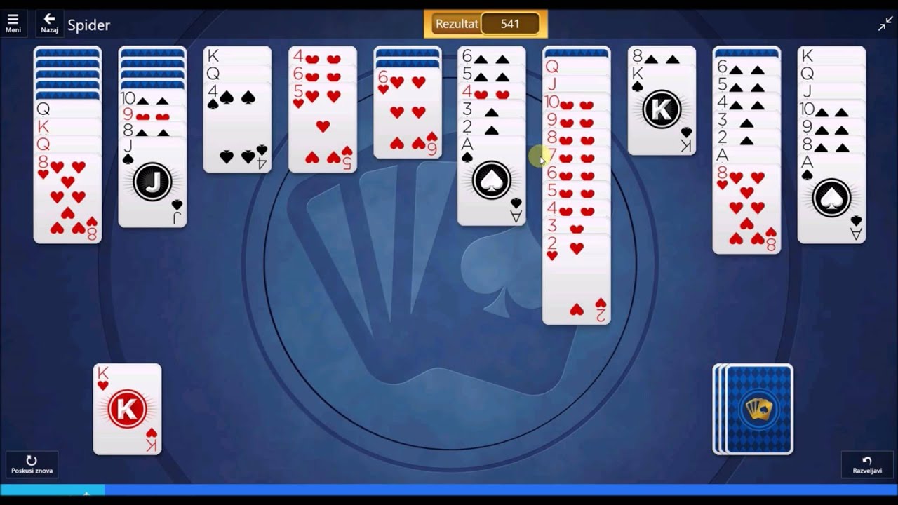 Microsoft Solitaire Collection - Spider September 6 2015 - YouTube