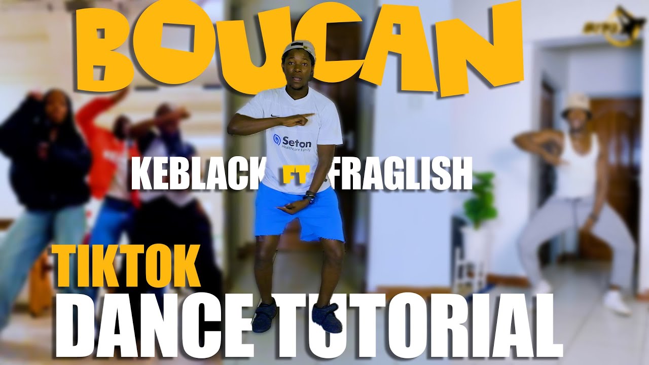 Keblack Ft. Franglish - Boucan Dance Challenge Tutorial - YouTube