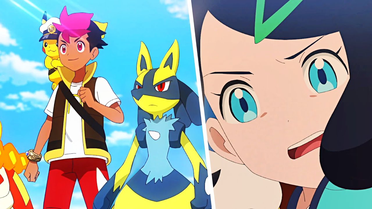 Shiny Rayquaza VS Legendaries - Roy Catches Shiny Lucario - Pokemon Horizons Episode 89 AMV ...