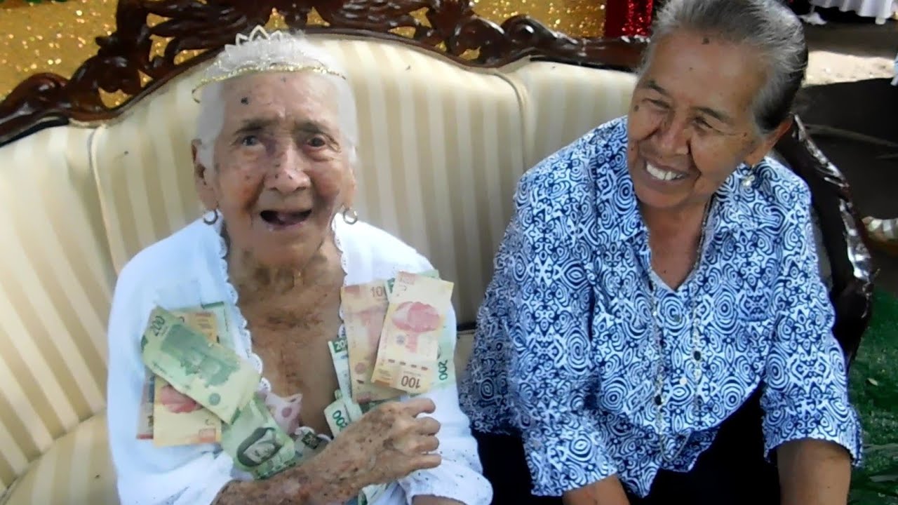 Miren nomas como sela Paso doña Simforosa carbajal en sus 96 años de ...