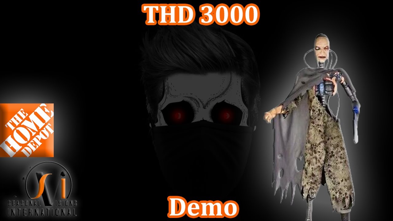(Home Depot) Seasonal Visions THD 3000 2023 Demo - YouTube