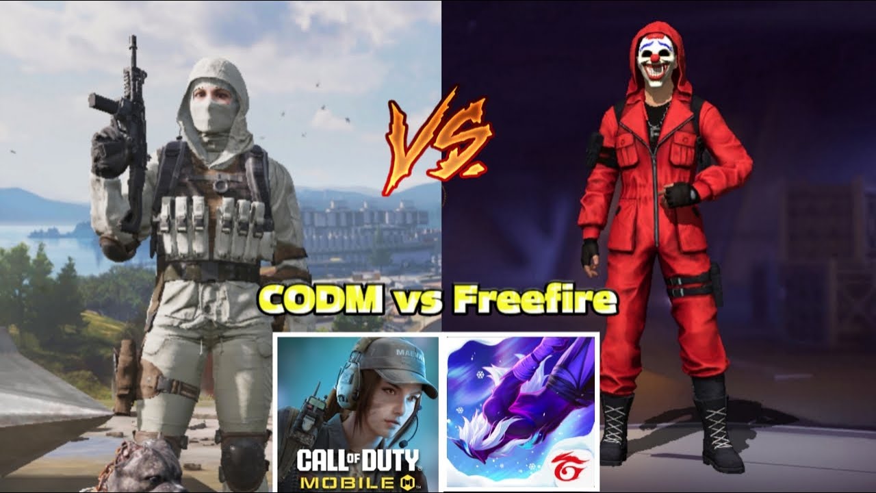 Call of Duty Mobile VS FreeFire Battle Royale in 8 min ! - CODM vs ...