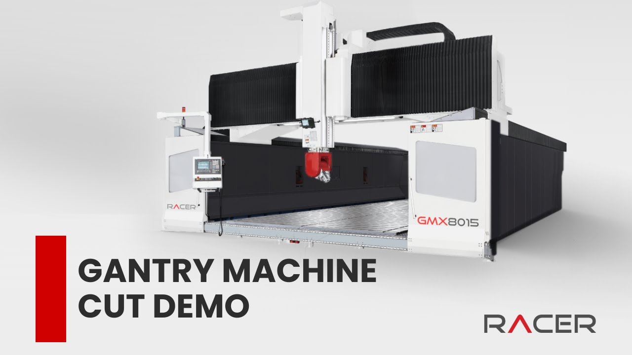 Overhead Gantry Part Cutting Demo - YouTube