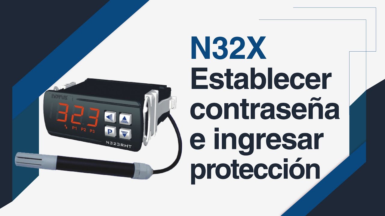 N32X - Establecer contraseña e ingresar protección | Español - YouTube