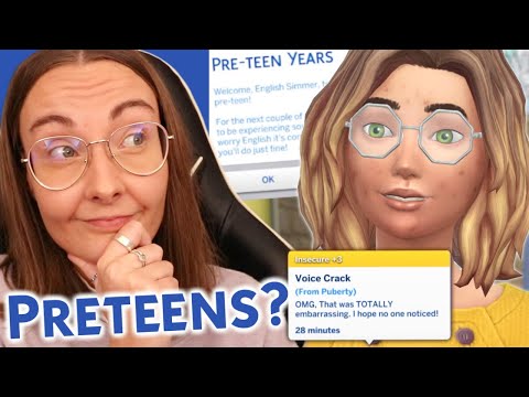 Will this preteen mod for the sims 4 make me want them in my game?!