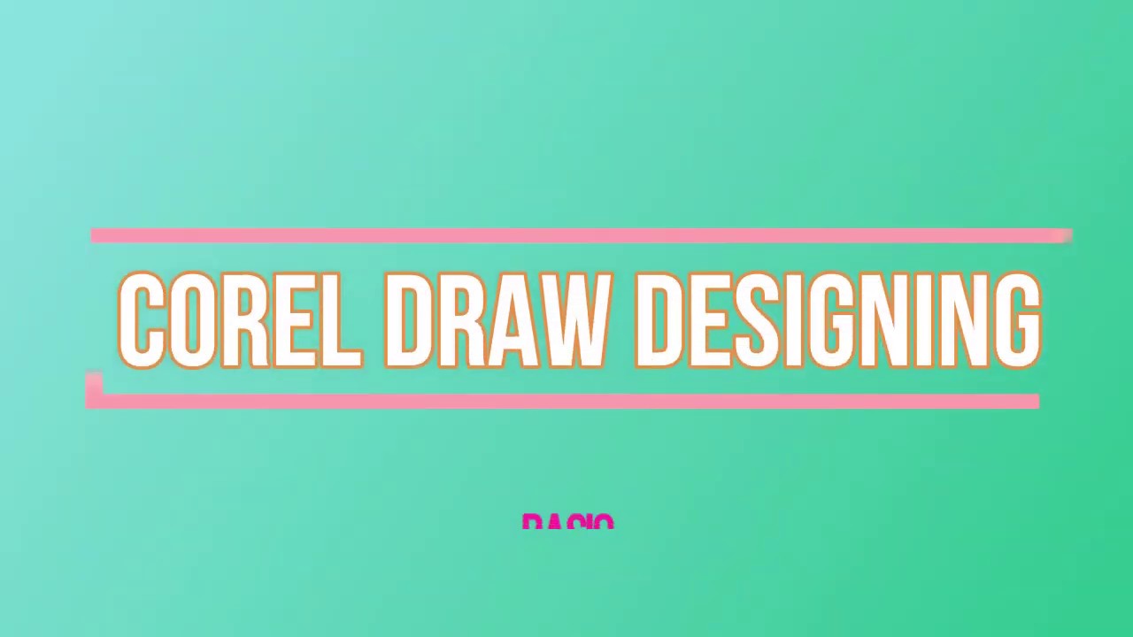 Corel Draw Basic 1 - YouTube